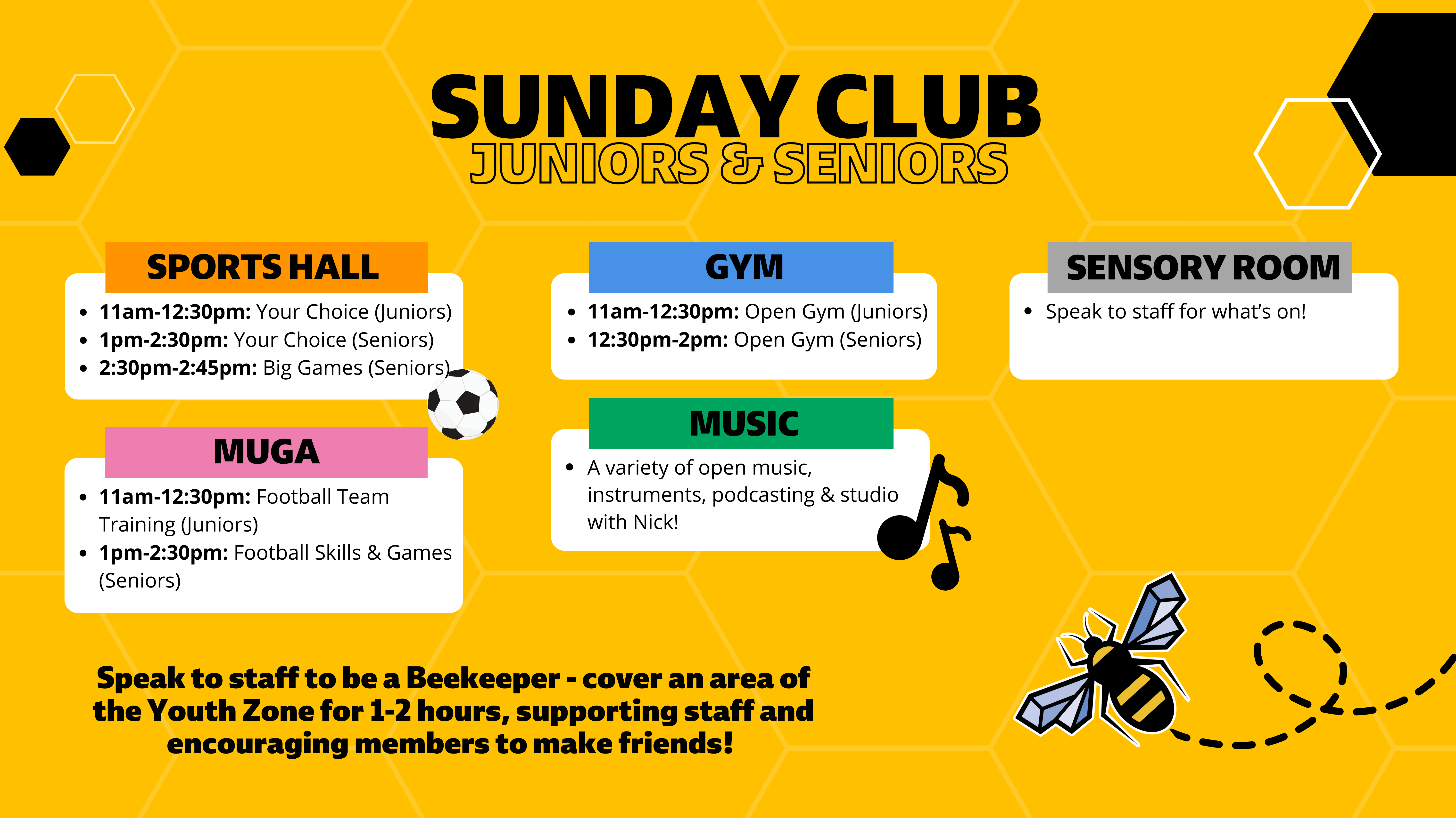 Timetable - Hideout Youth Zone